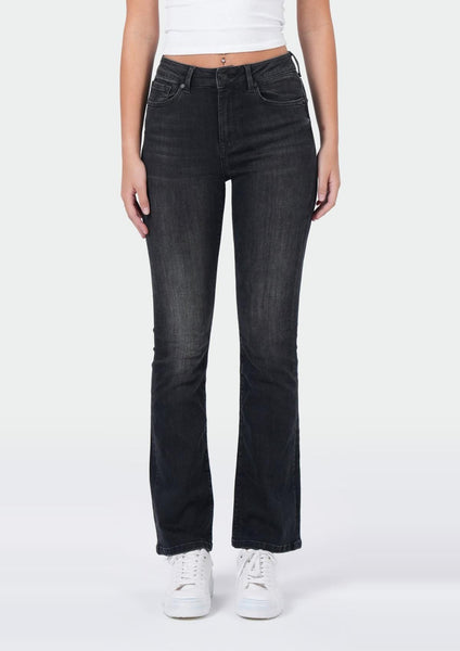 MIRACLE OF DENIM Sina Bootcut Jeans Damen | Schwarz